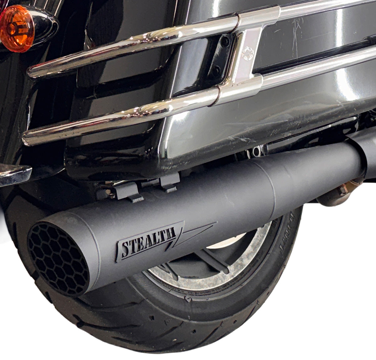 Harley M8 Dual OEM Fit Slip On Muffler – Stealth Pipes