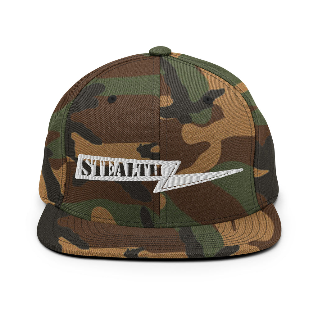 Stealth Camo Snapback Hat | Stealth Pipes